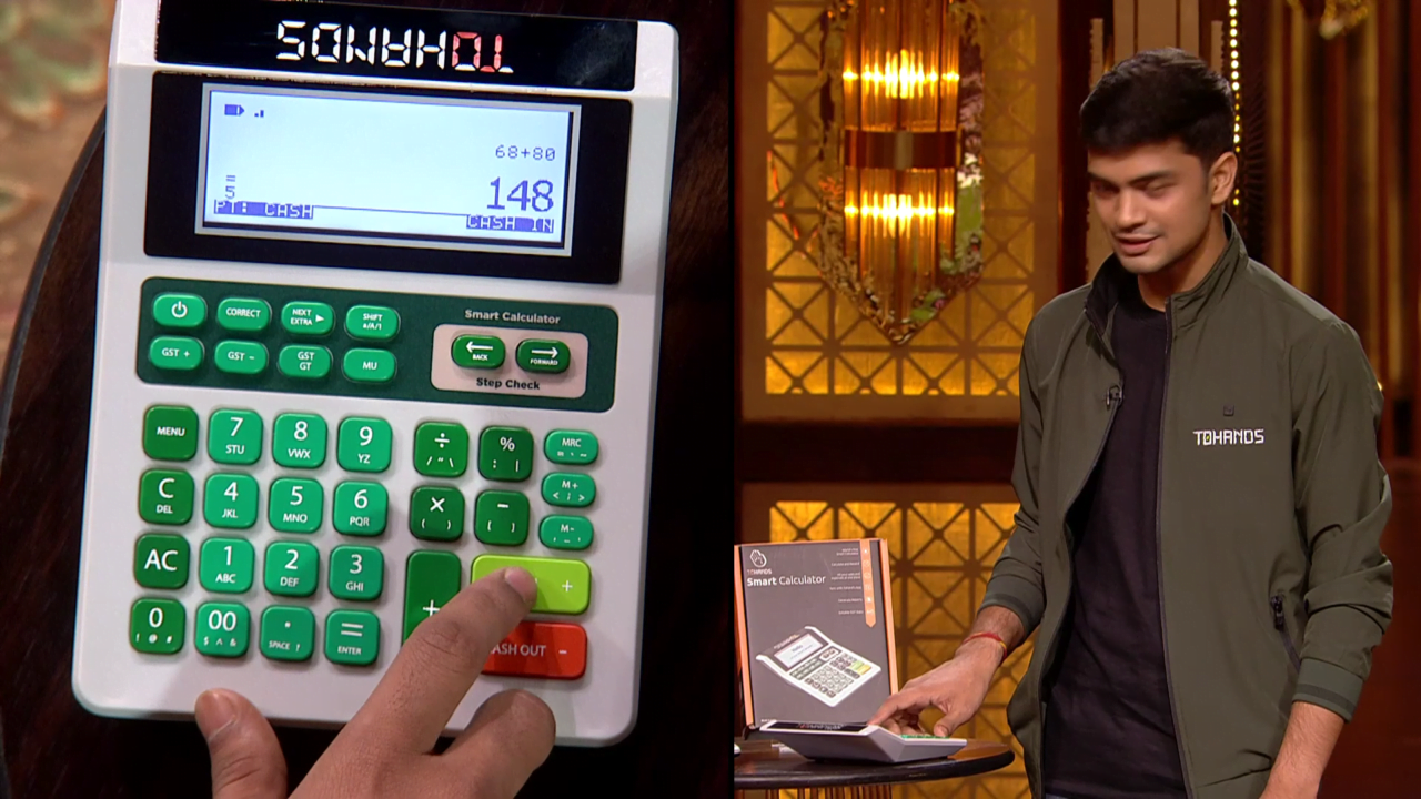 Tohands Smart Calculator Shark Tank India Episode Review - Shark Tank ...